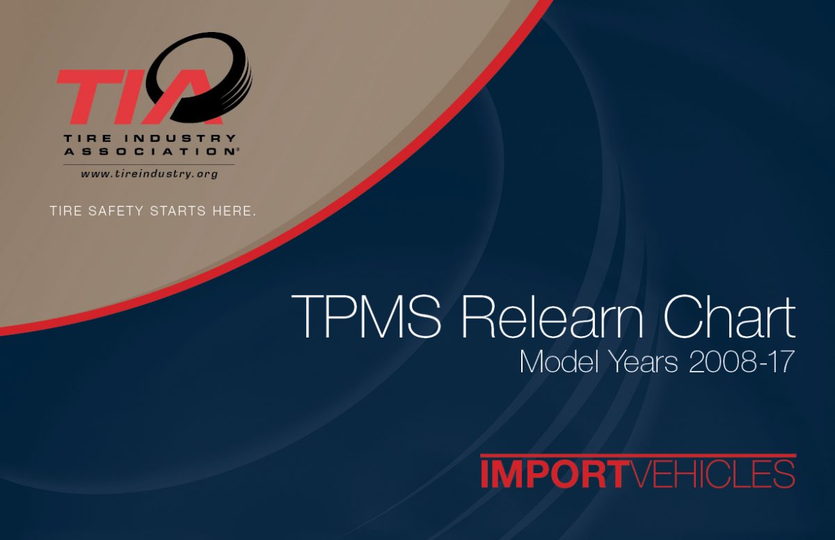 SCRS Makes Available Online Purchase of 2008-2017 TPMS Relearn Chart ...