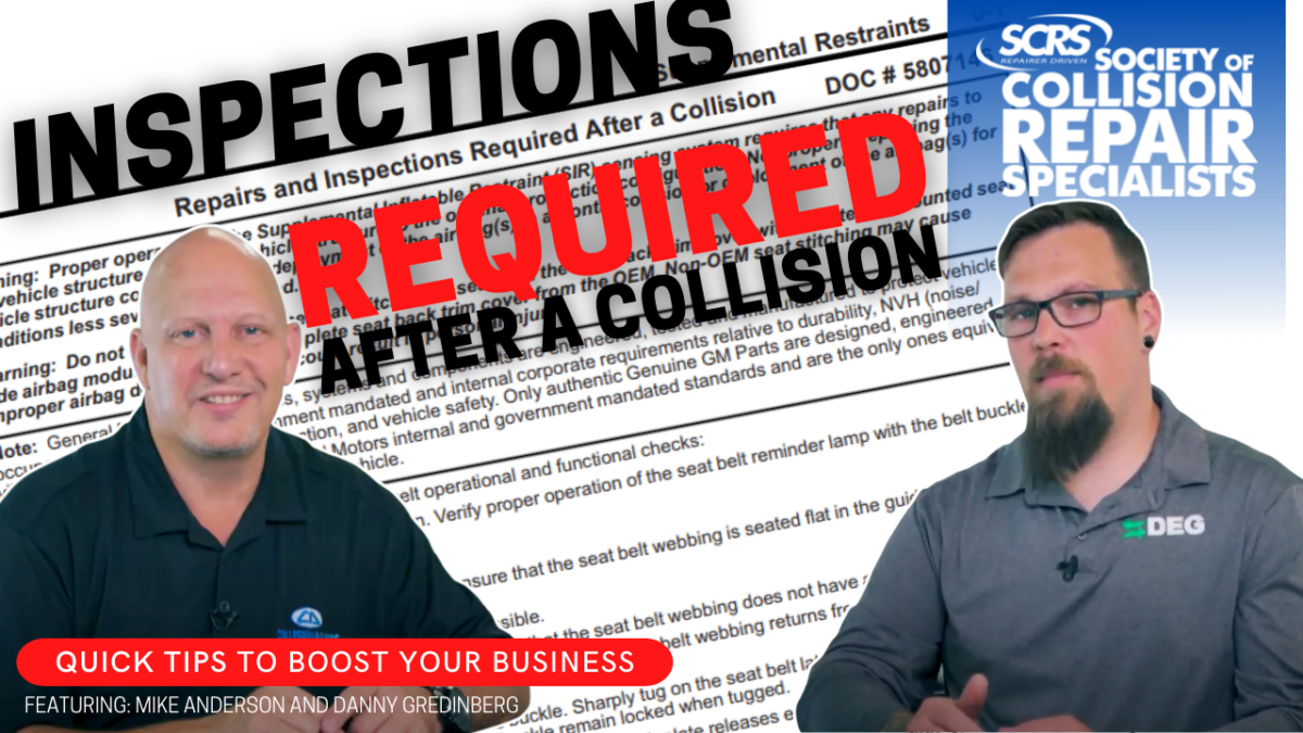 Title: SCRS Quick Tip: Required OEM Safety Inspections – Society of ...