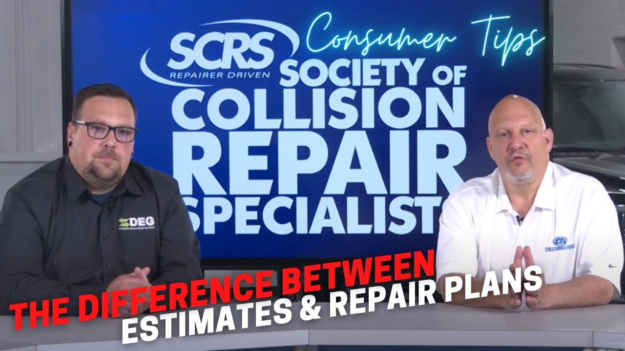 SCRS Consumer Tip: The Difference Between an Estimate & Repair Plan – Society of Collision ...