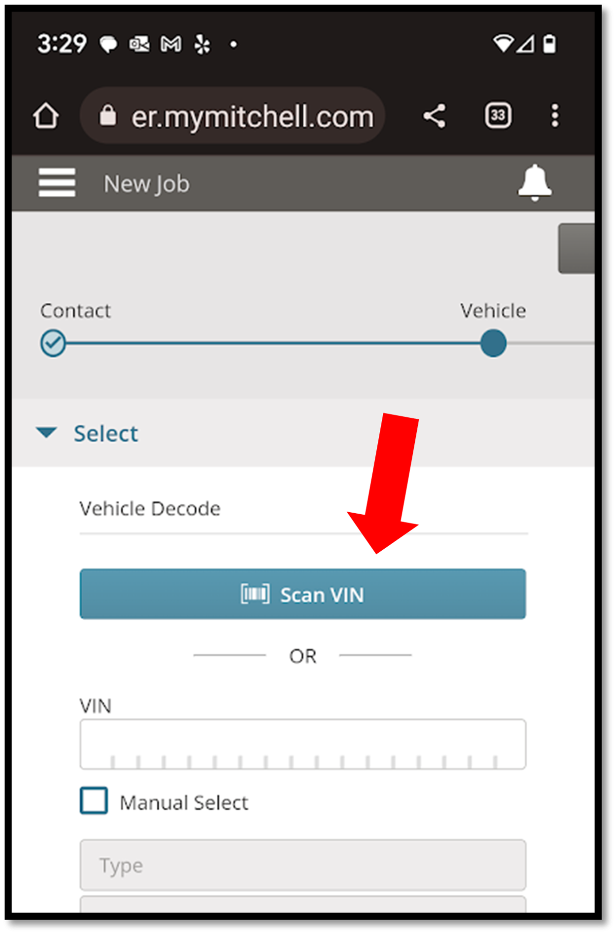 SCRS Estimating Tip: Mitchell- VIN Scanning using device camera ...