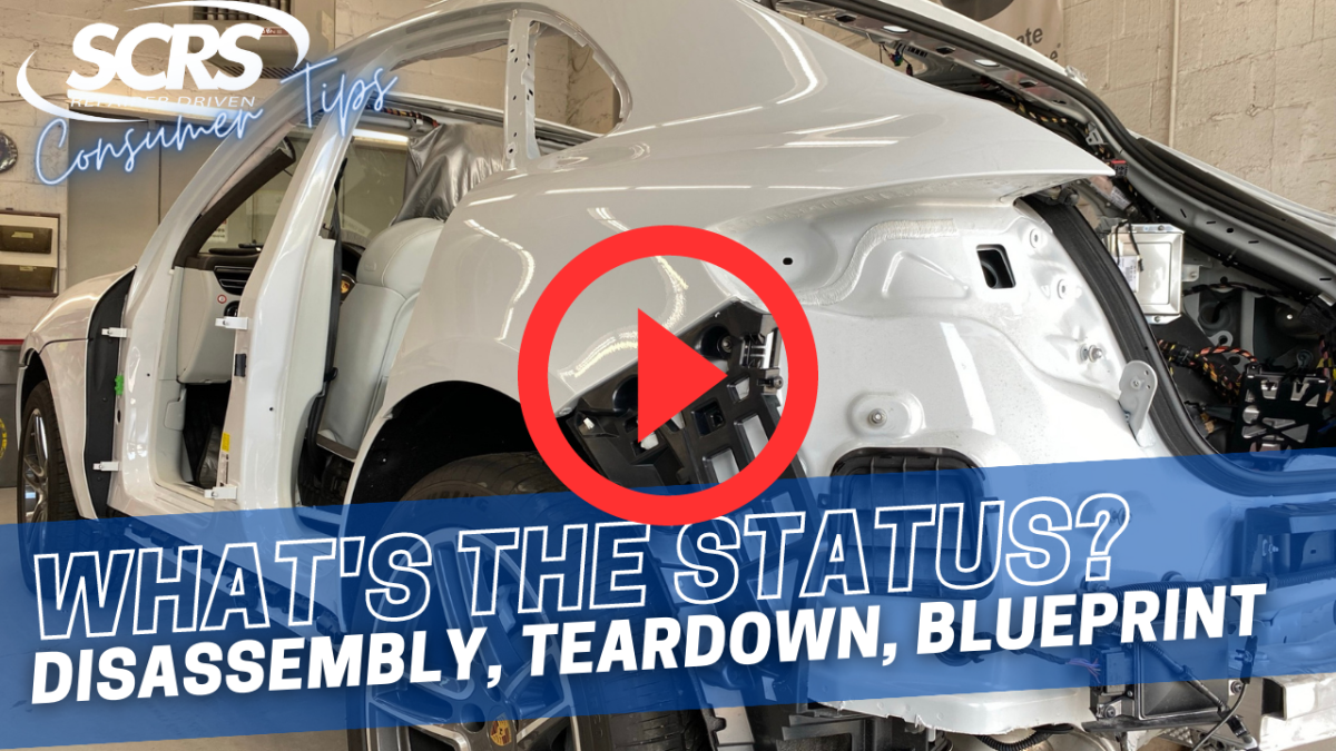 SCRS Consumer Tip: REPAIR STATUS: What is “Disassembly, teardown ...