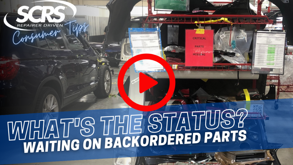 SCRS Quick Tip: Repair Status: Waiting on Backordered Parts – Society ...