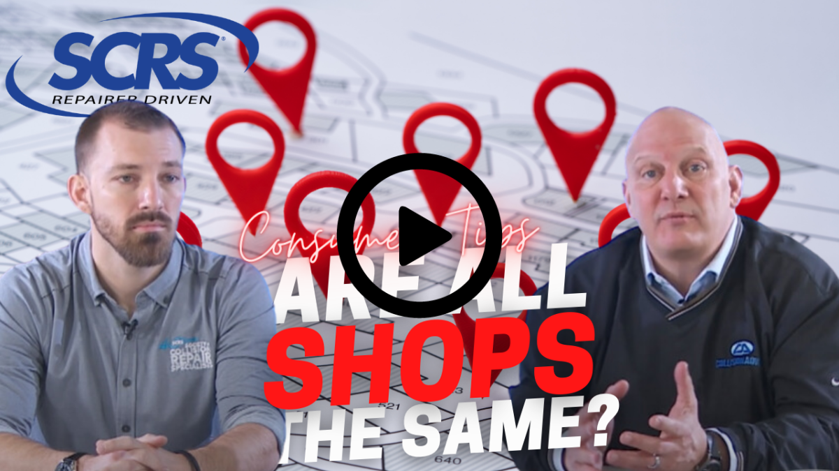 SCRS Consumer Tip: Are All Shops The Same? – Society of Collision Repair Specialists