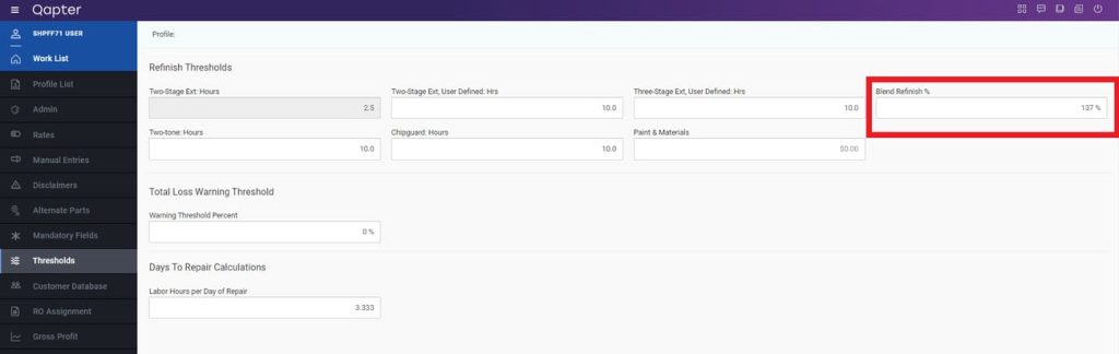 Estimating Tip – Audatex / Qapter – DBRM Blend Update – Society of Collision Repair Specialists